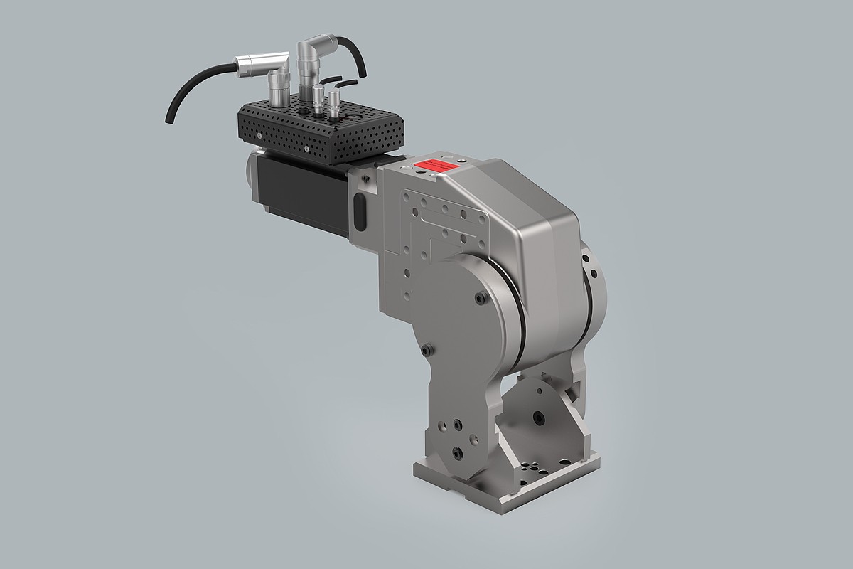 DESTACO swivel units with drive technology by AMKmotion in vehicle ...