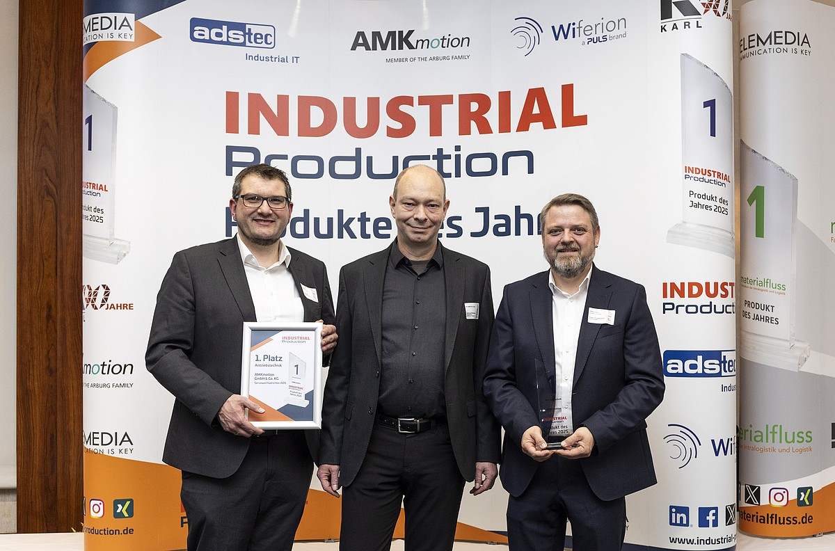 Product of the year 2025: AMKmotion wins in the drive technology ...